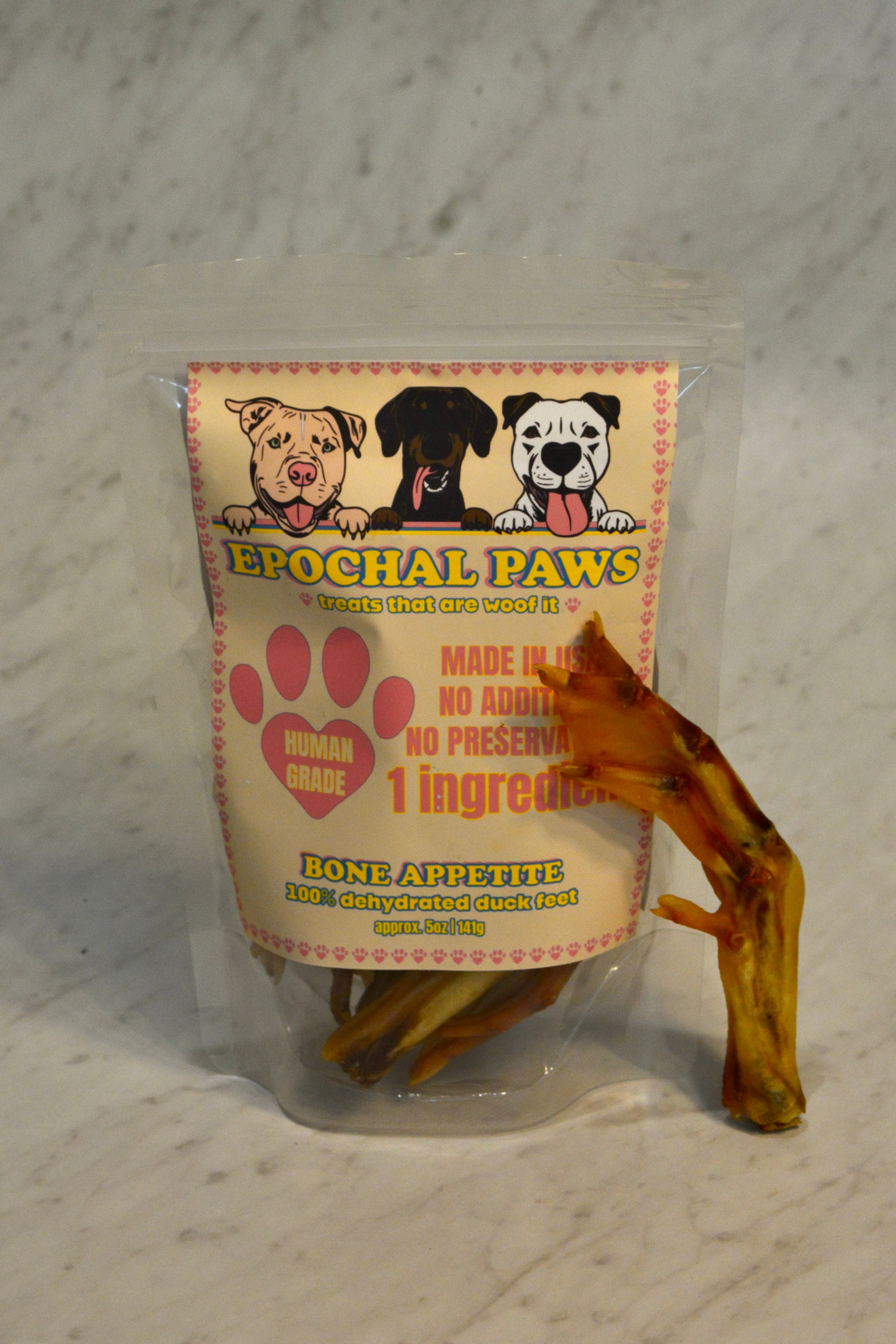 Dehydrated Duck Feet – Epochal Paws™
